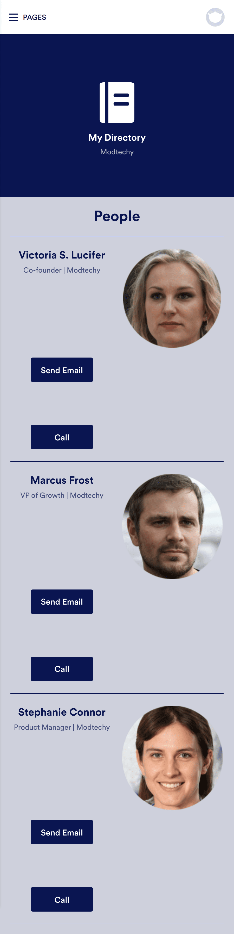 Directory App Template | Jotform