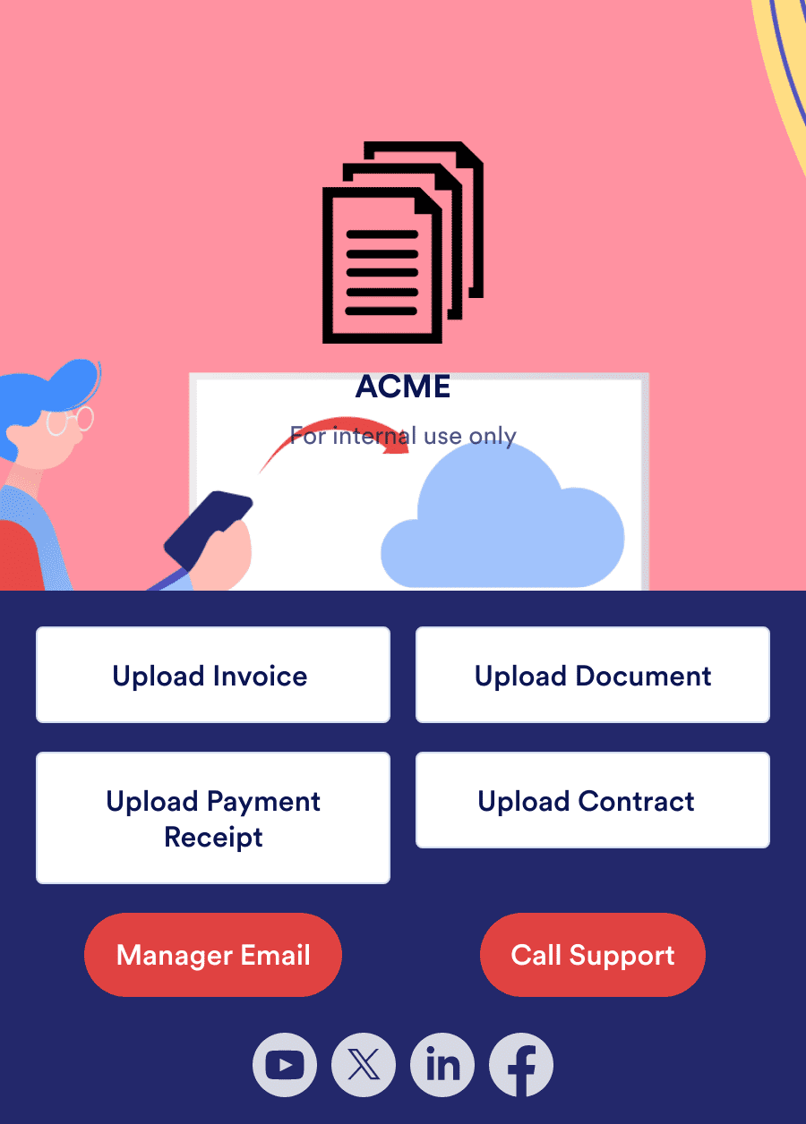 Document Upload App Template | Jotform