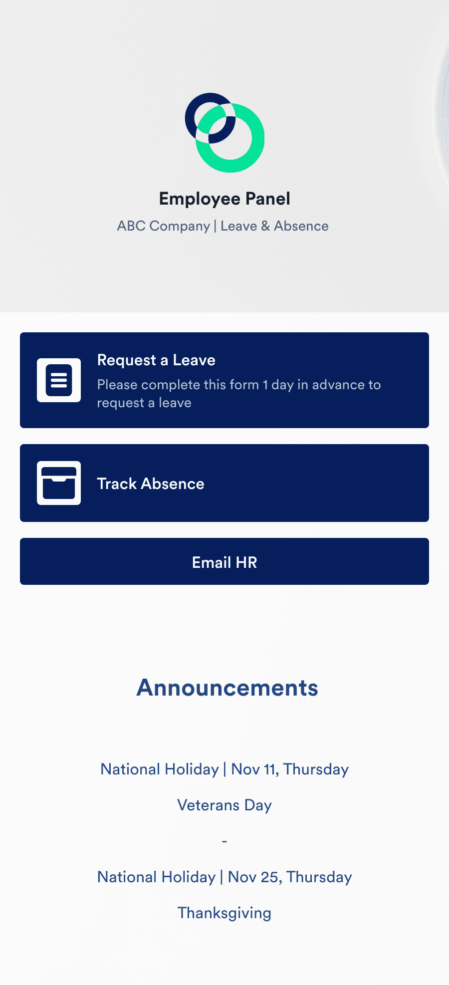 Employee Absence Tracking App Template | Jotform App Builder