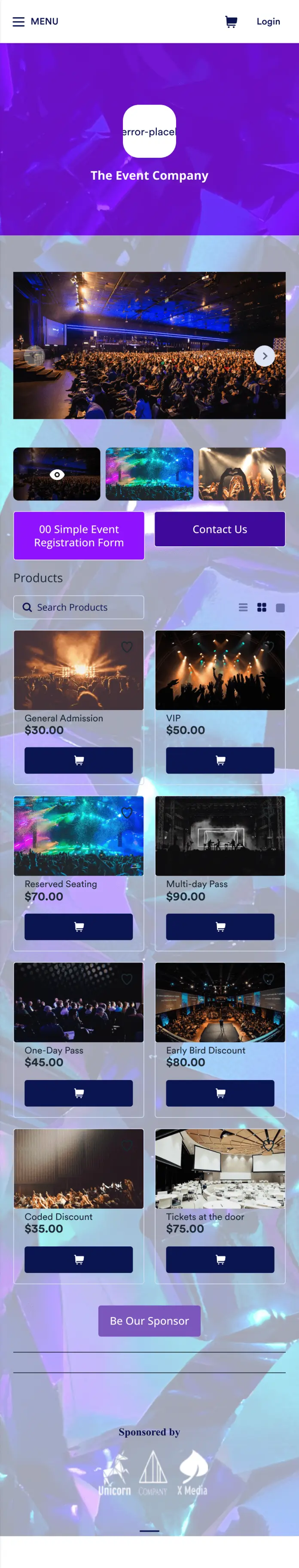 Event Registration App Template | Jotform