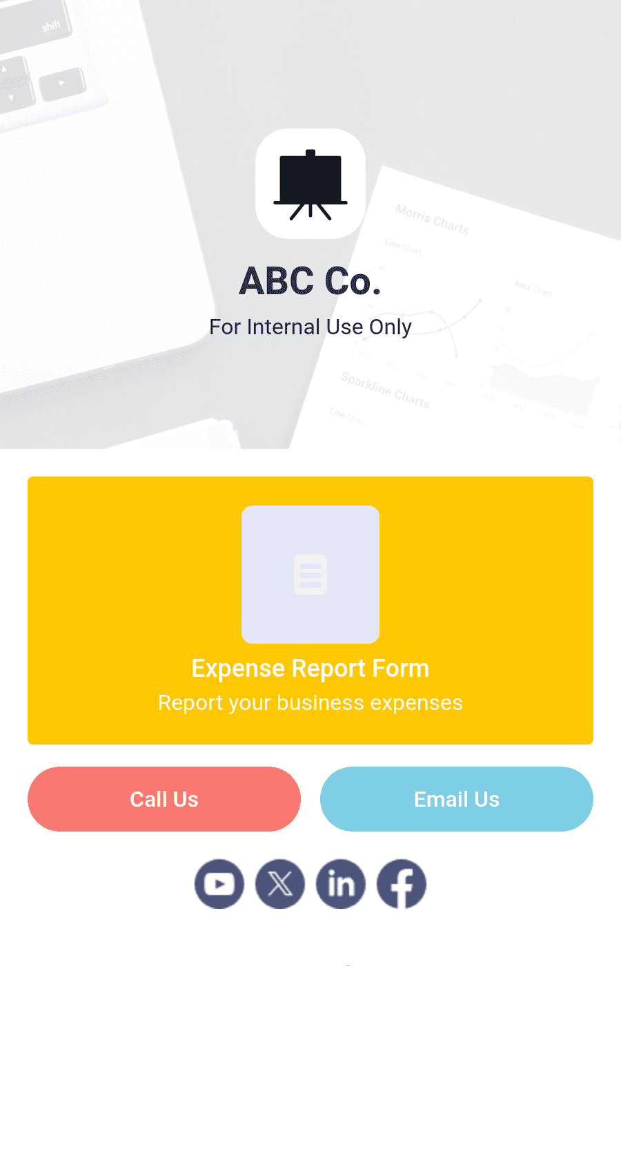 Expense Report App Template | Jotform No Code App Builder