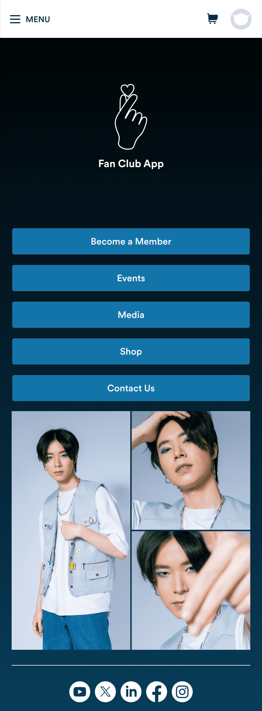 Fan Club App Template | Jotform