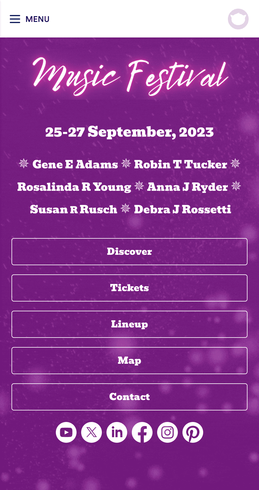 Festival App Template | Jotform