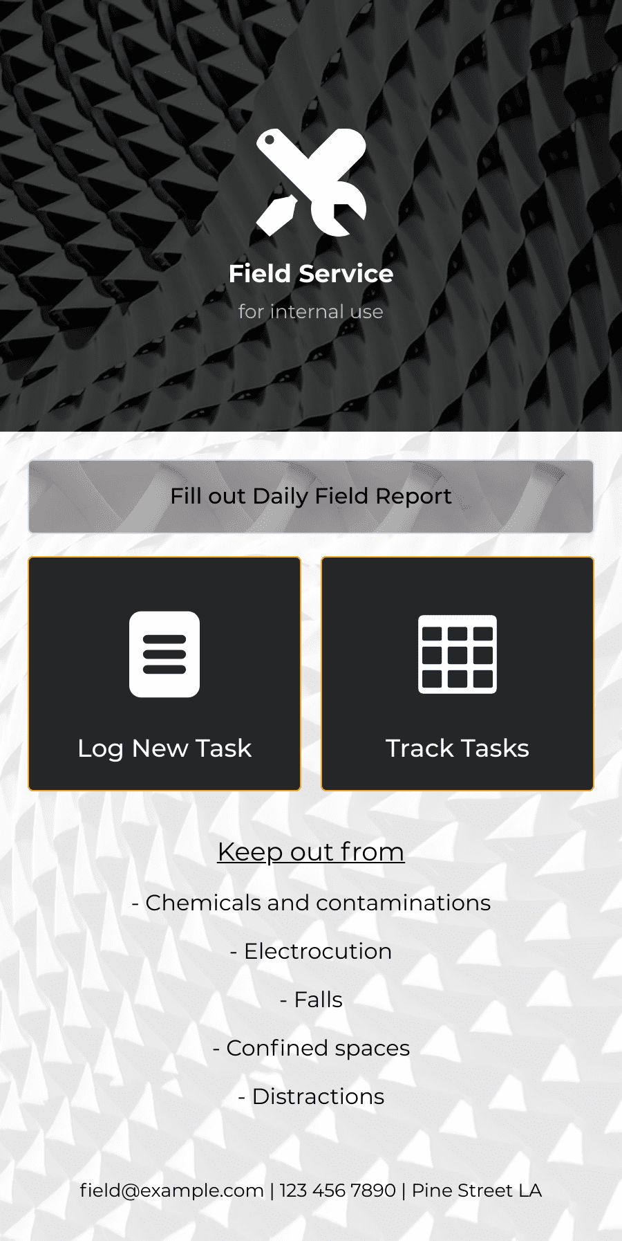 Field Service App Template | Jotform