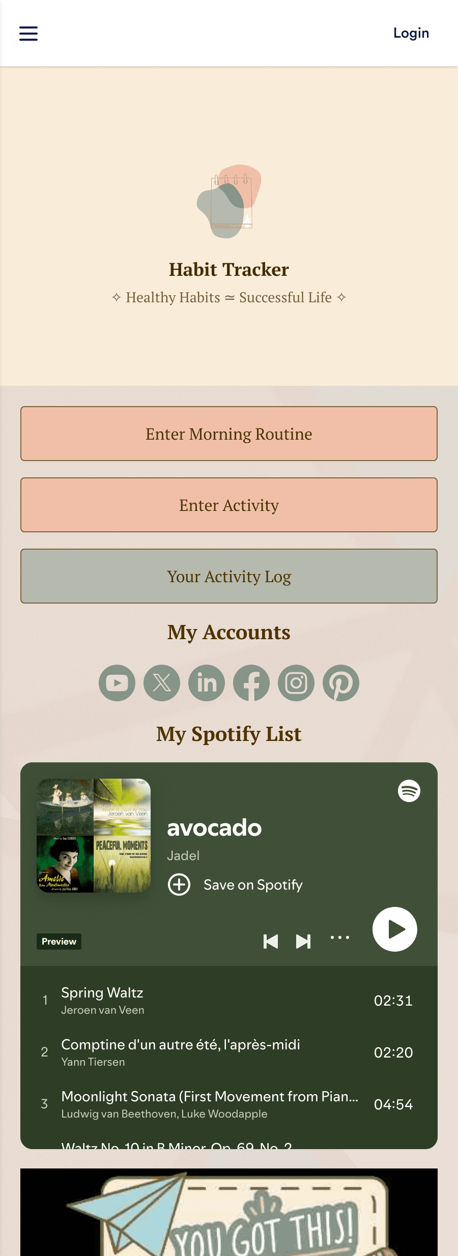 Habit Tracker App Builder | Jotform No Code App Templates