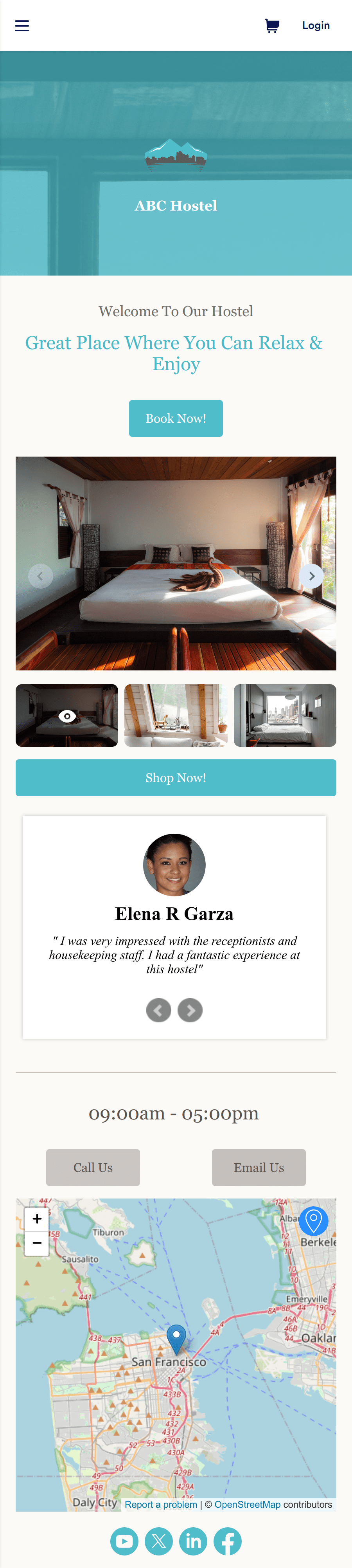 Hostel App Template | Jotform