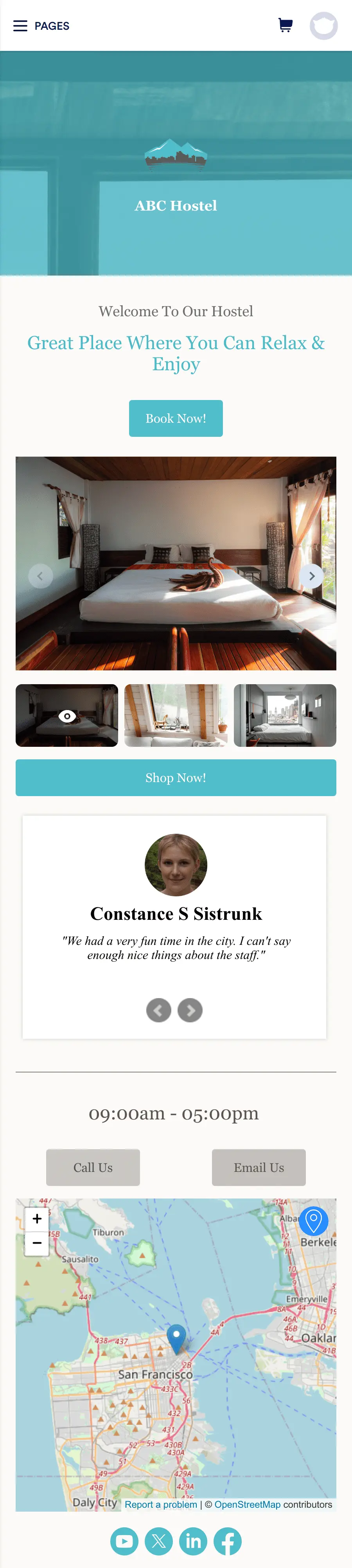 Hostel App Template | Jotform