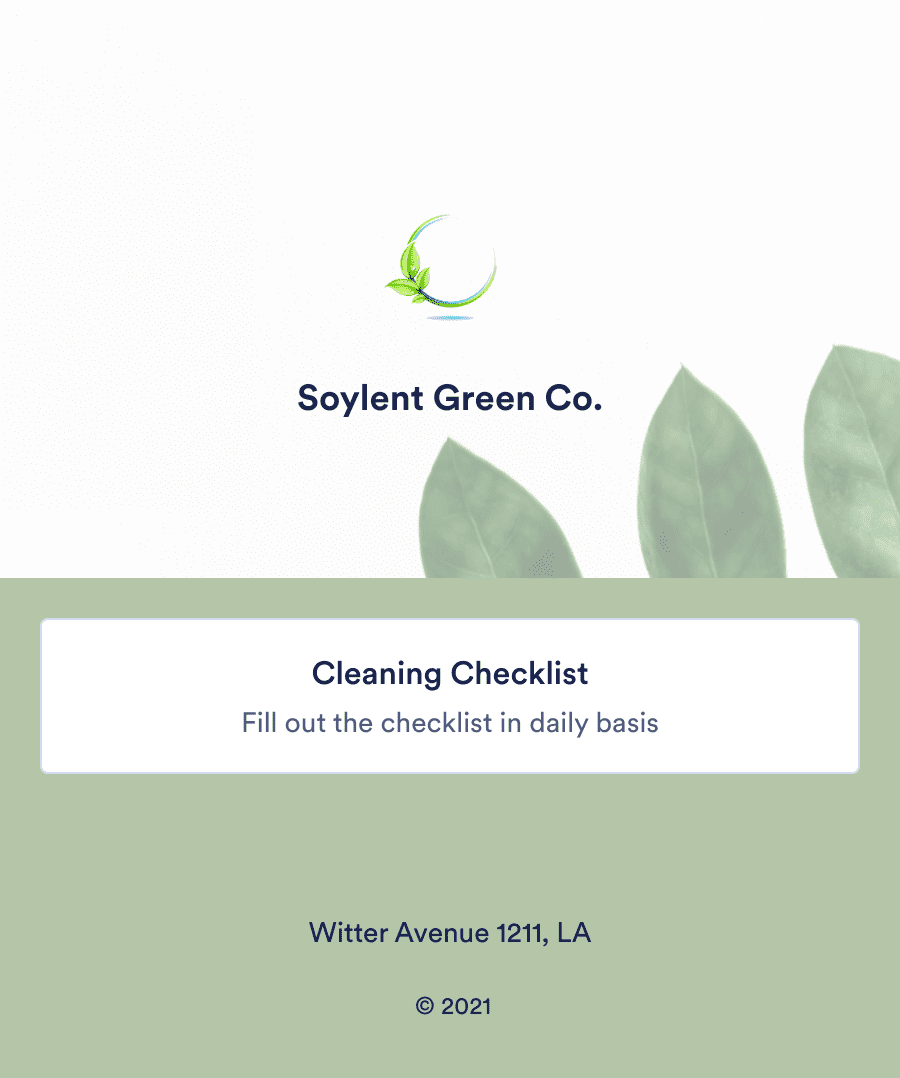 House Cleaning Checklist App Builder | Jotform No Code App Templates