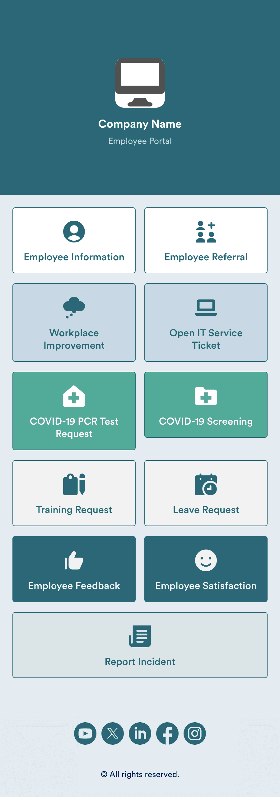 Intranet App Template | Jotform