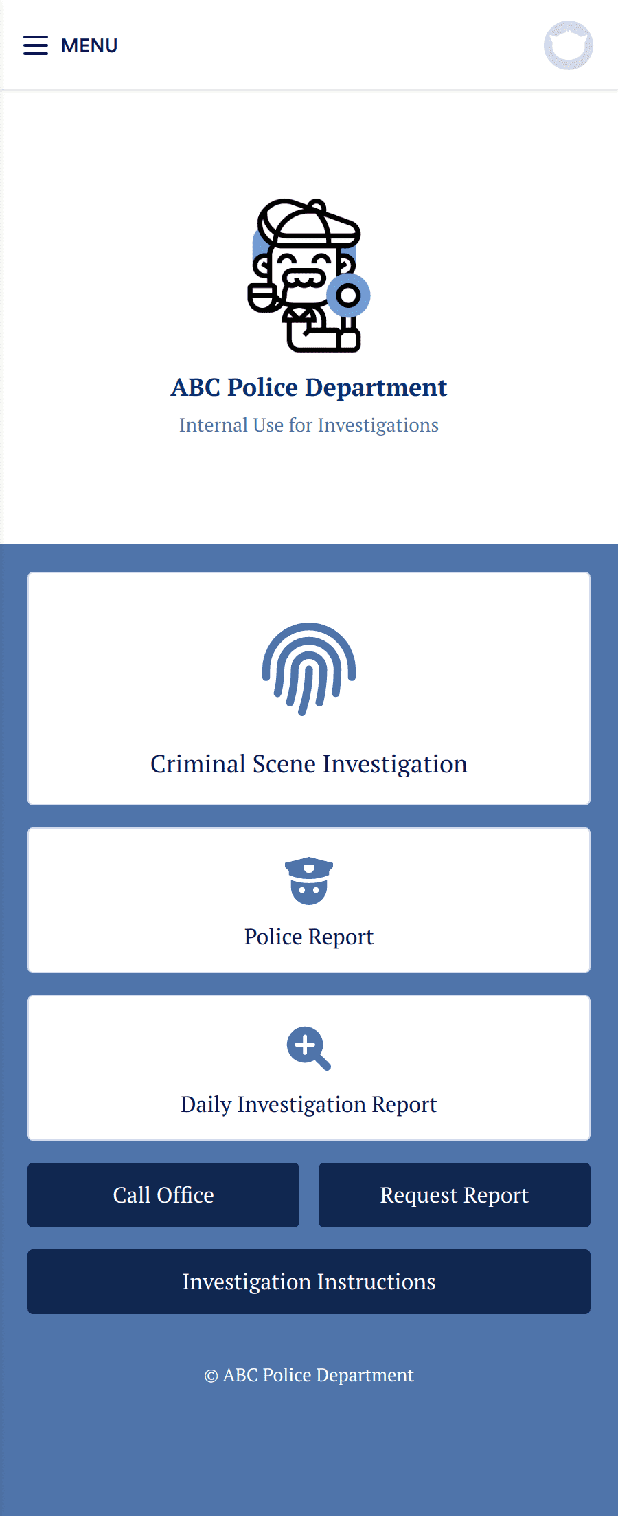 Investigation App Template | Jotform