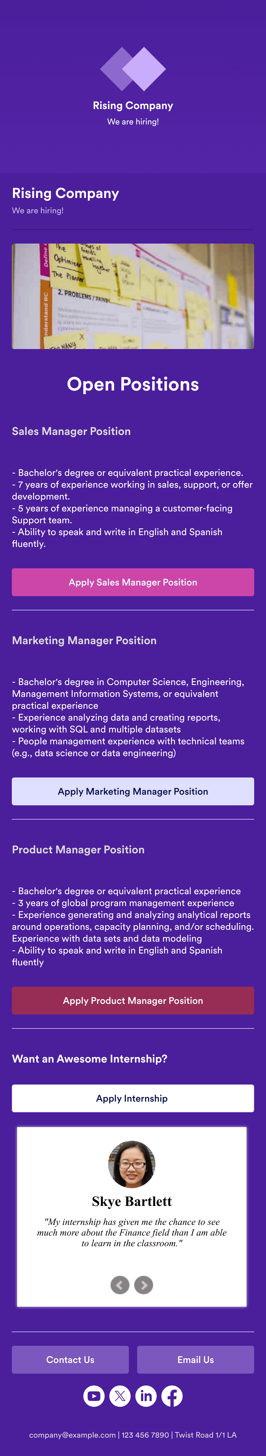 Job Application App Template | Jotform