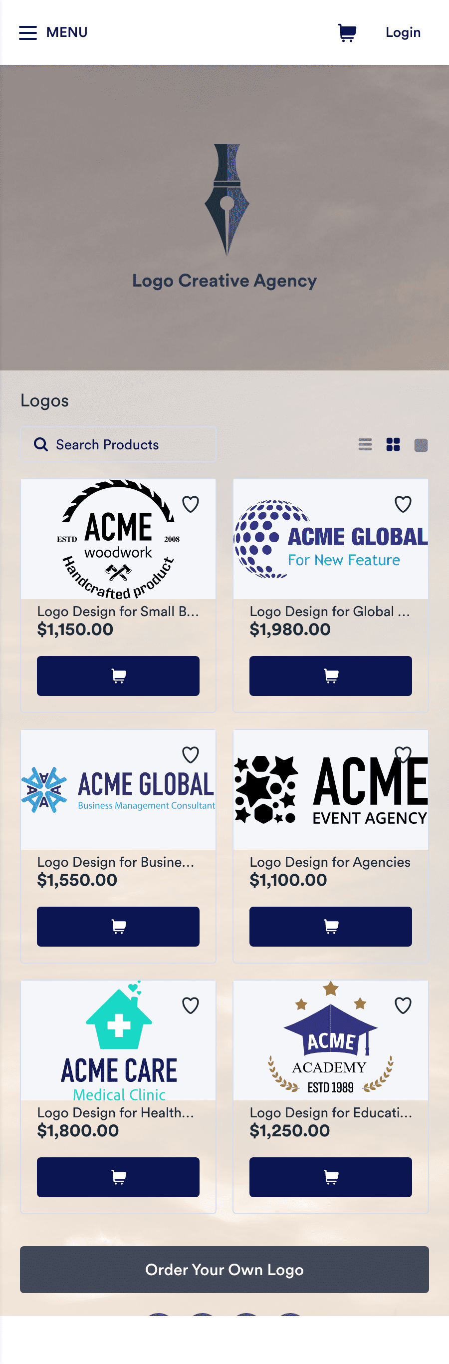 Logo Shop Software Template | Jotform