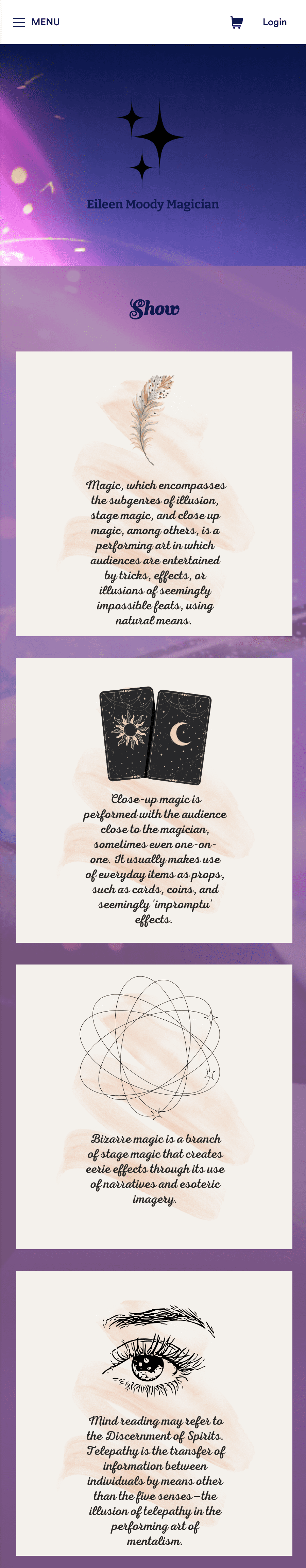 Magician Booking App Template | Jotform