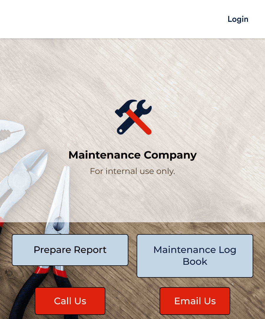 Maintenance Log App Template | Jotform No Code App Builder