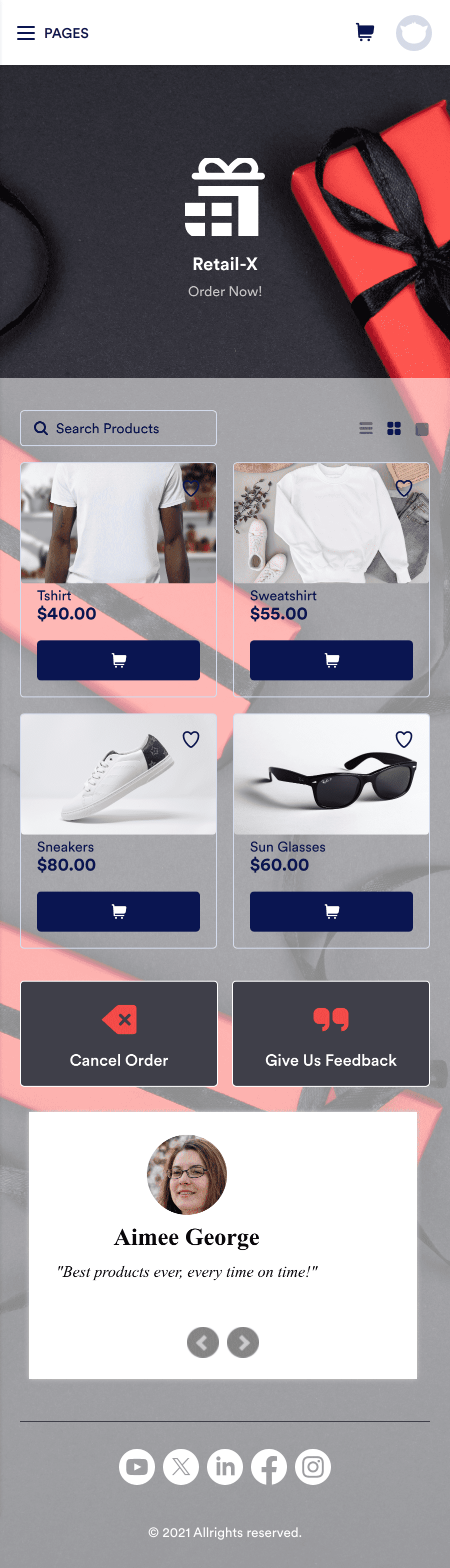 Merchandising App Template | Jotform