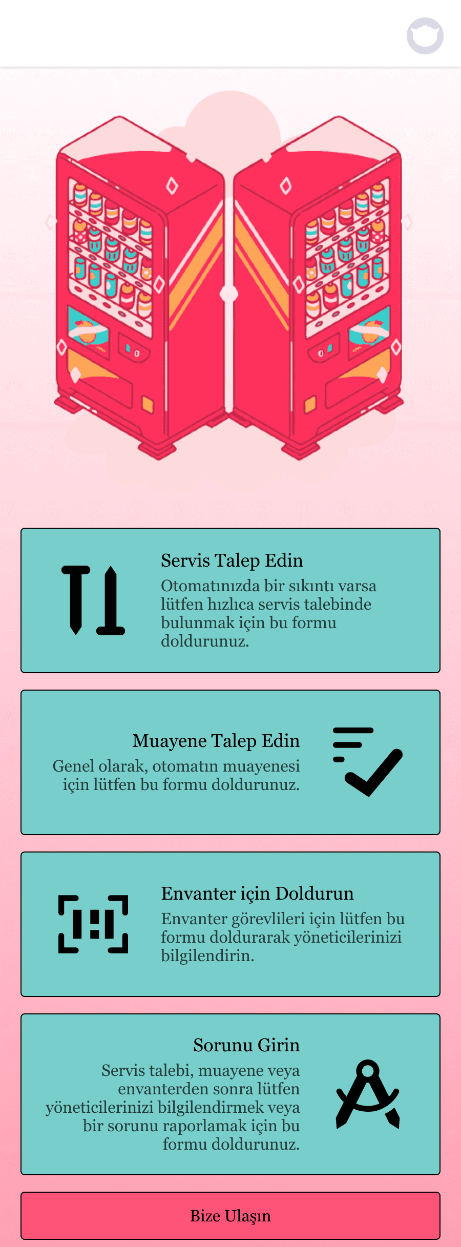 Otomat Uygulaması Örneği | Jotform