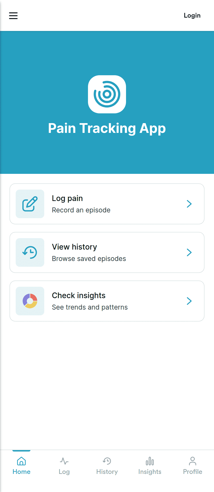 Pain Tracking App Template | Jotform