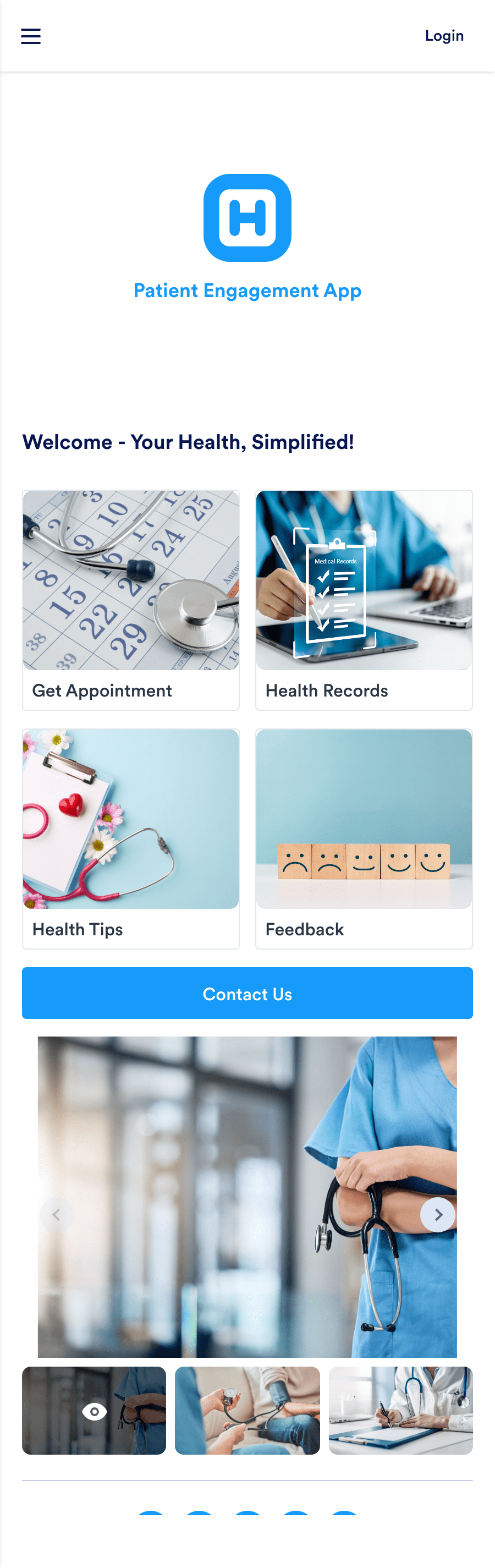 Patient Engagement App Template | Jotform