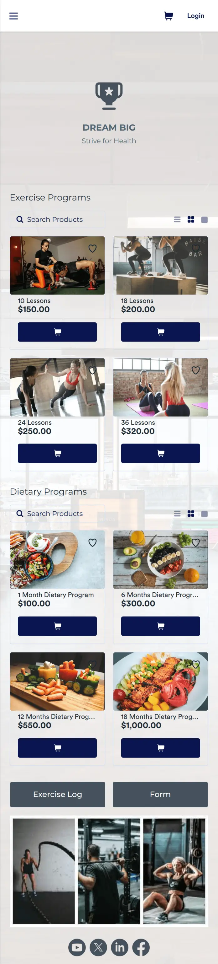 Personal Trainer App Template | Jotform No Code App Builder