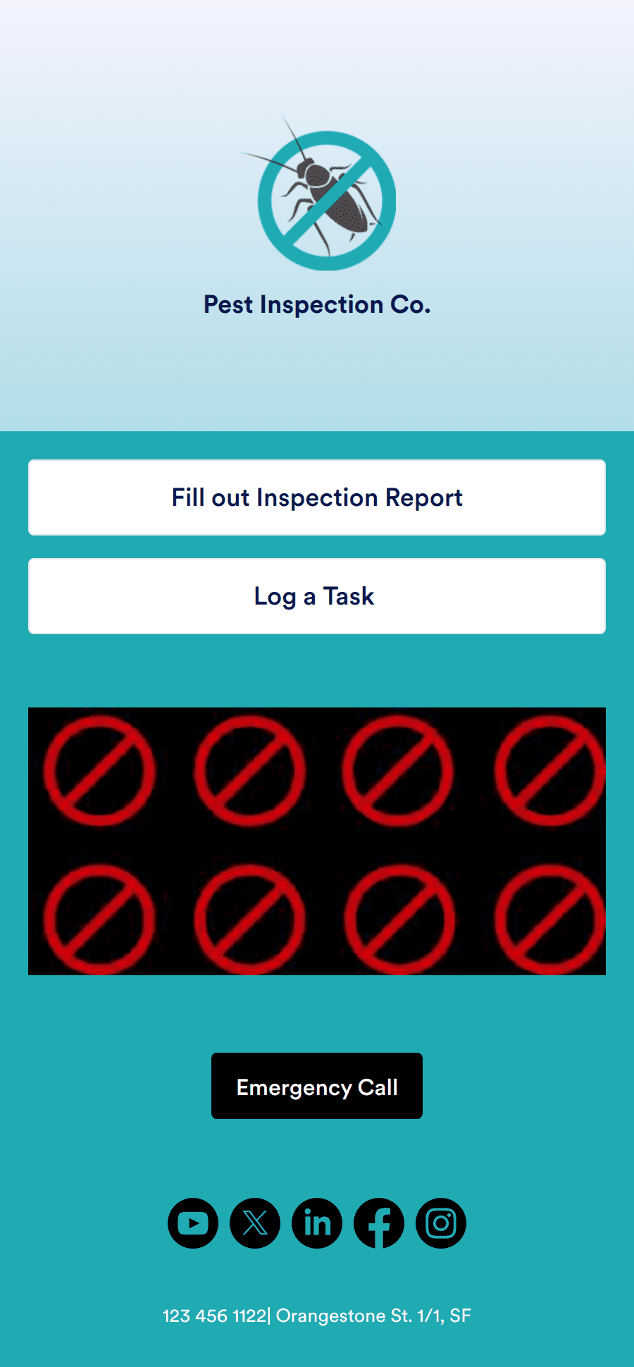 Pest Control Inspection App Template | Jotform