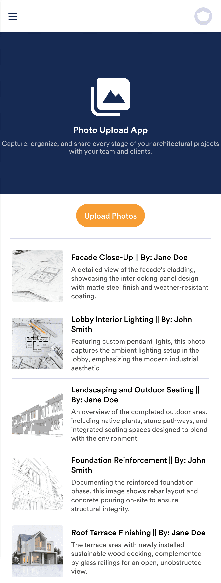 Photo Upload App Template | Jotform
