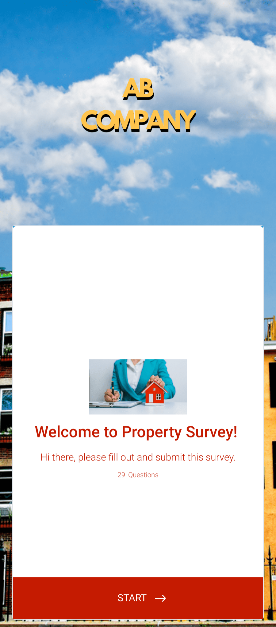 Property Survey App Template | Jotform