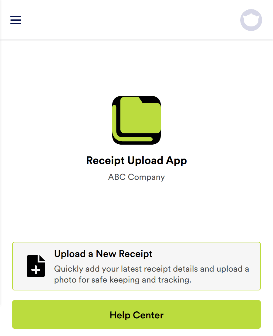 Receipt Upload App Template | Jotform