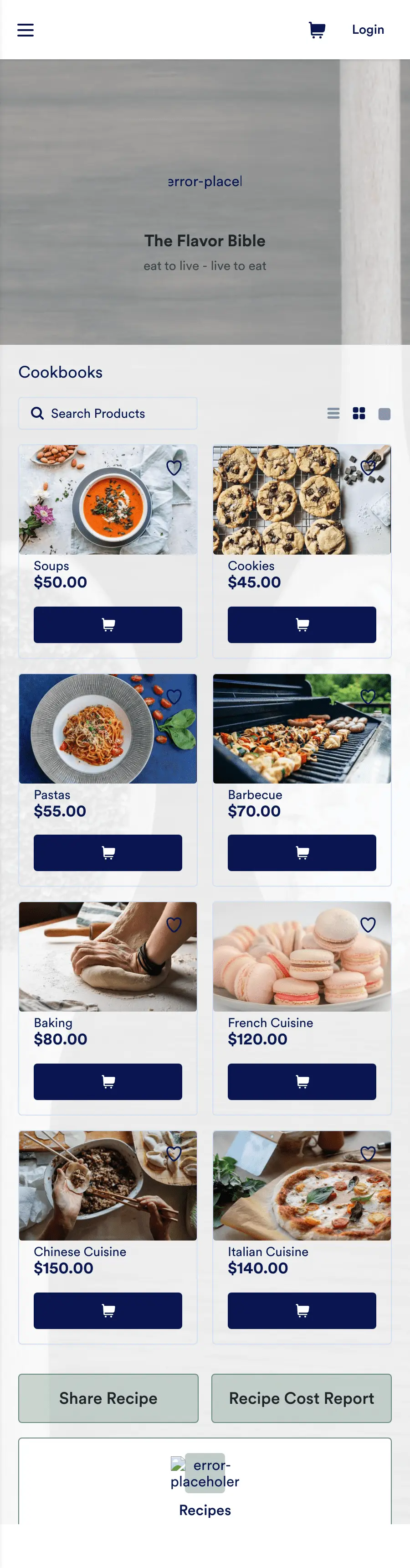 Recipe Book App Template | Jotform