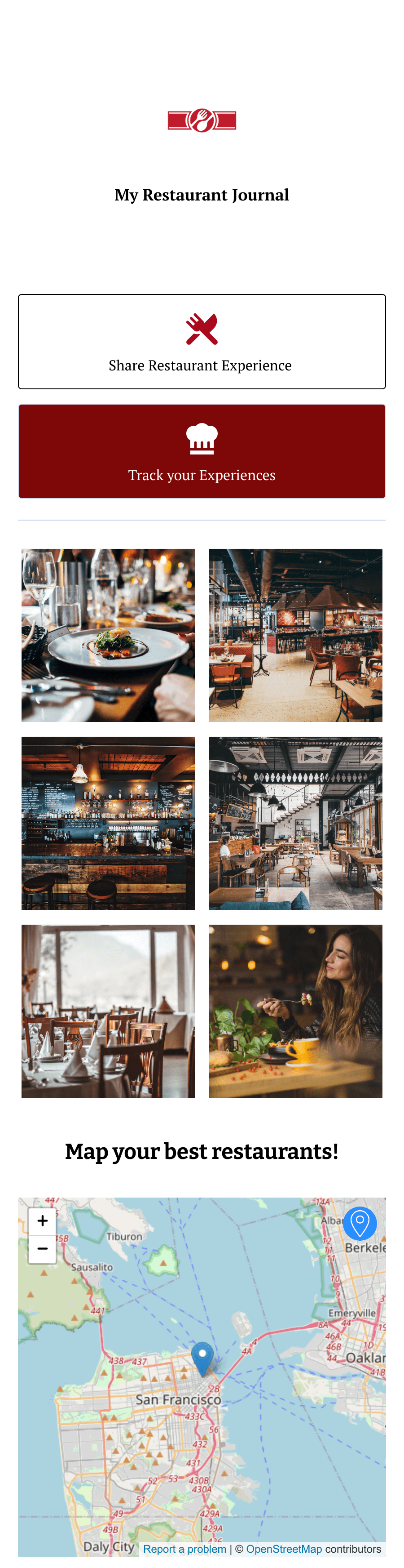 Restaurant Journal Software Template | Jotform