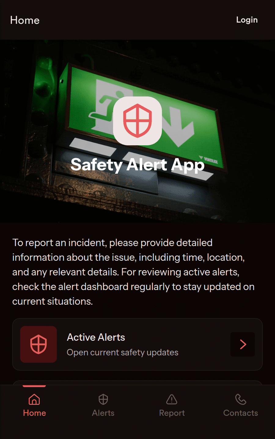 Safety Alert App Template | Jotform