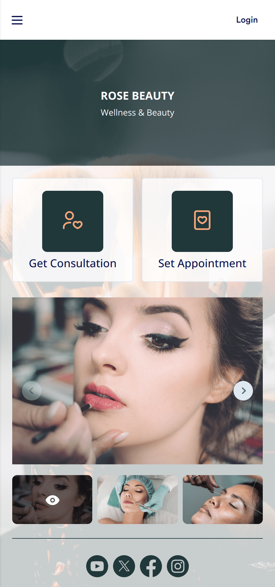 Salon Booking App Template | Jotform