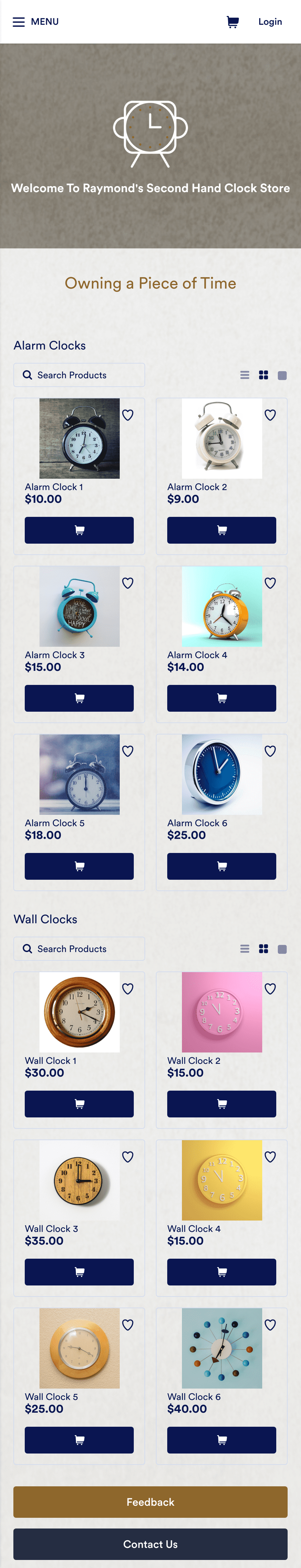 Second Hand Clock App Template | Jotform