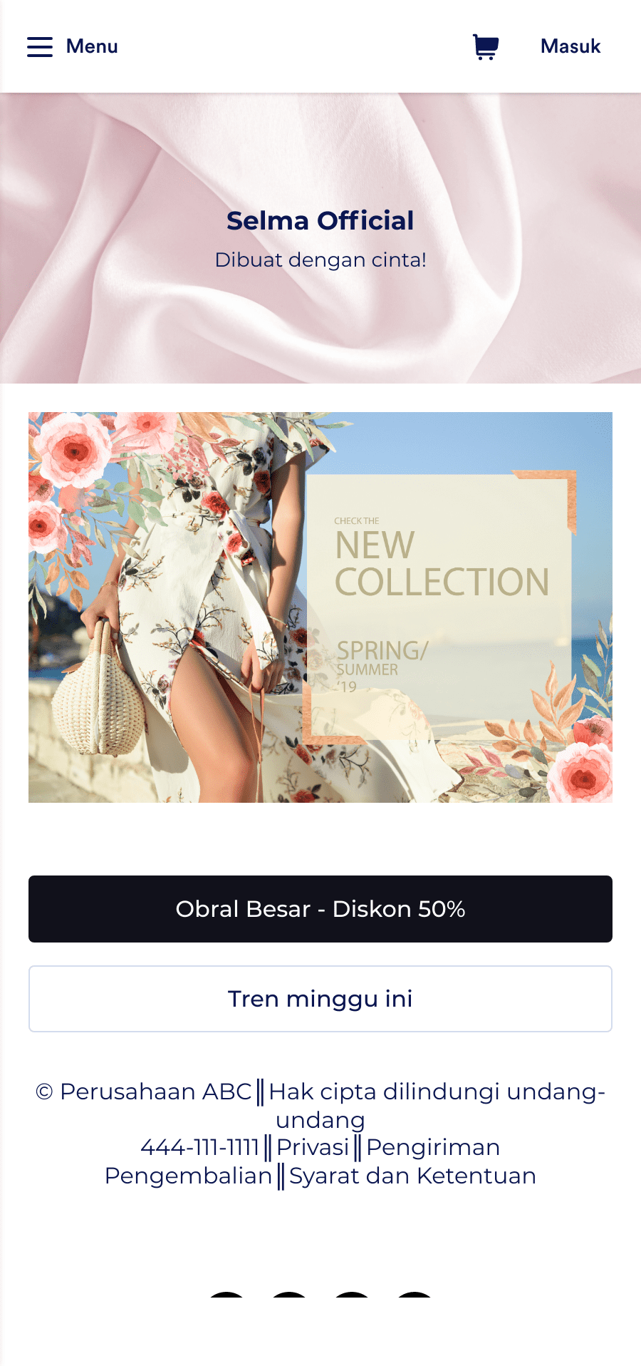 Templat Aplikasi E-commerce Template | Jotform