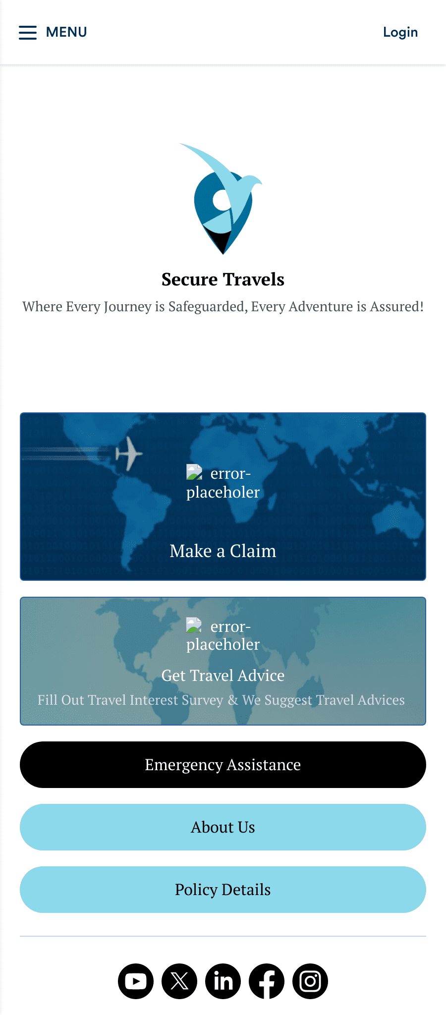 Travelers Insurance App Template | Jotform