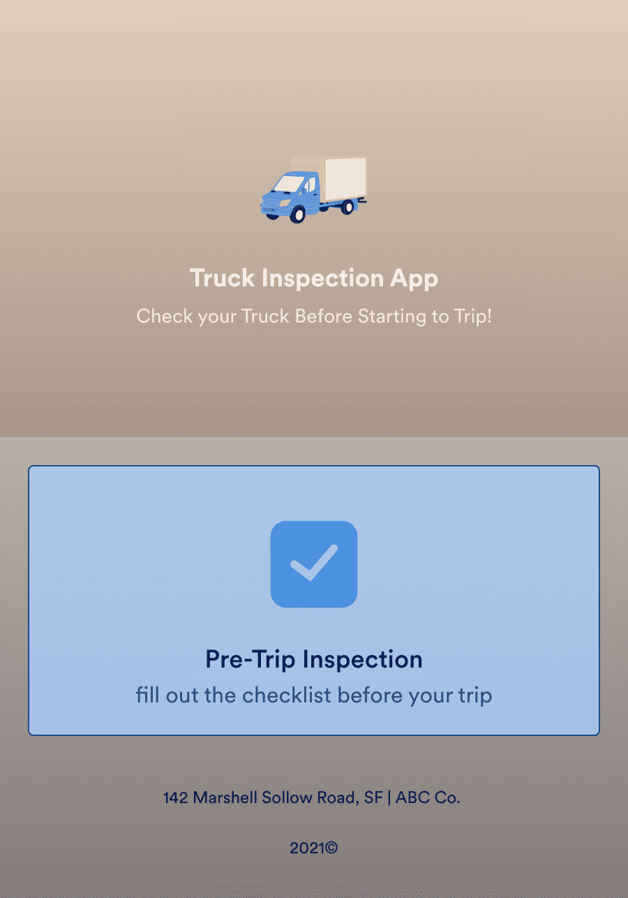 Truck Inspection App Template | Jotform