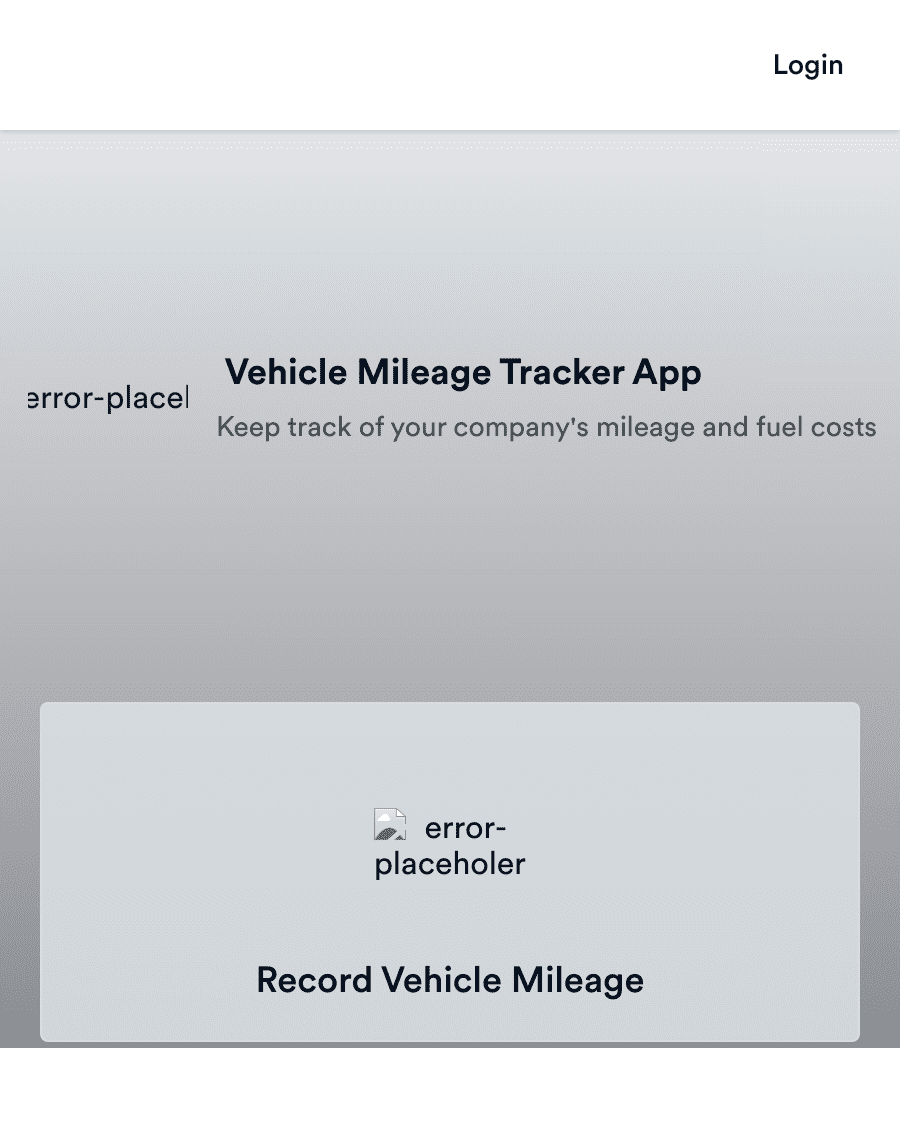 Vehicle Mileage Tracker App Template | Jotform