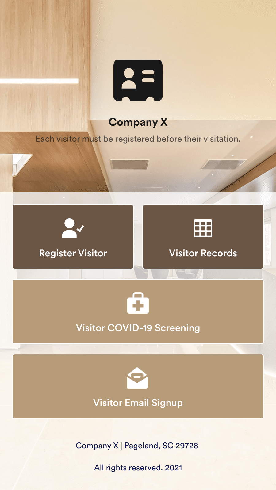 Visitor Management App Template | Jotform