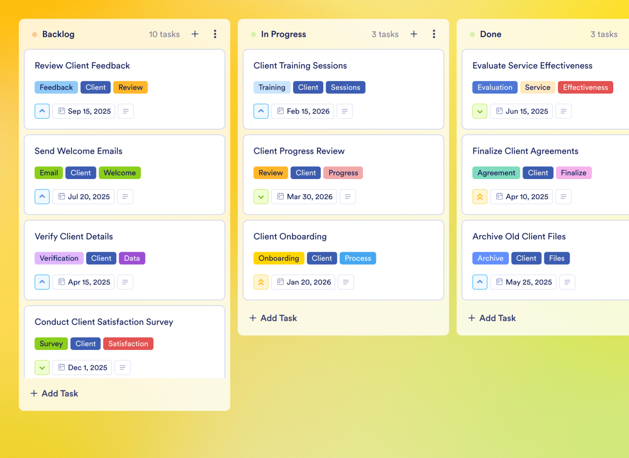 Account Mapping Board Template | Jotform
