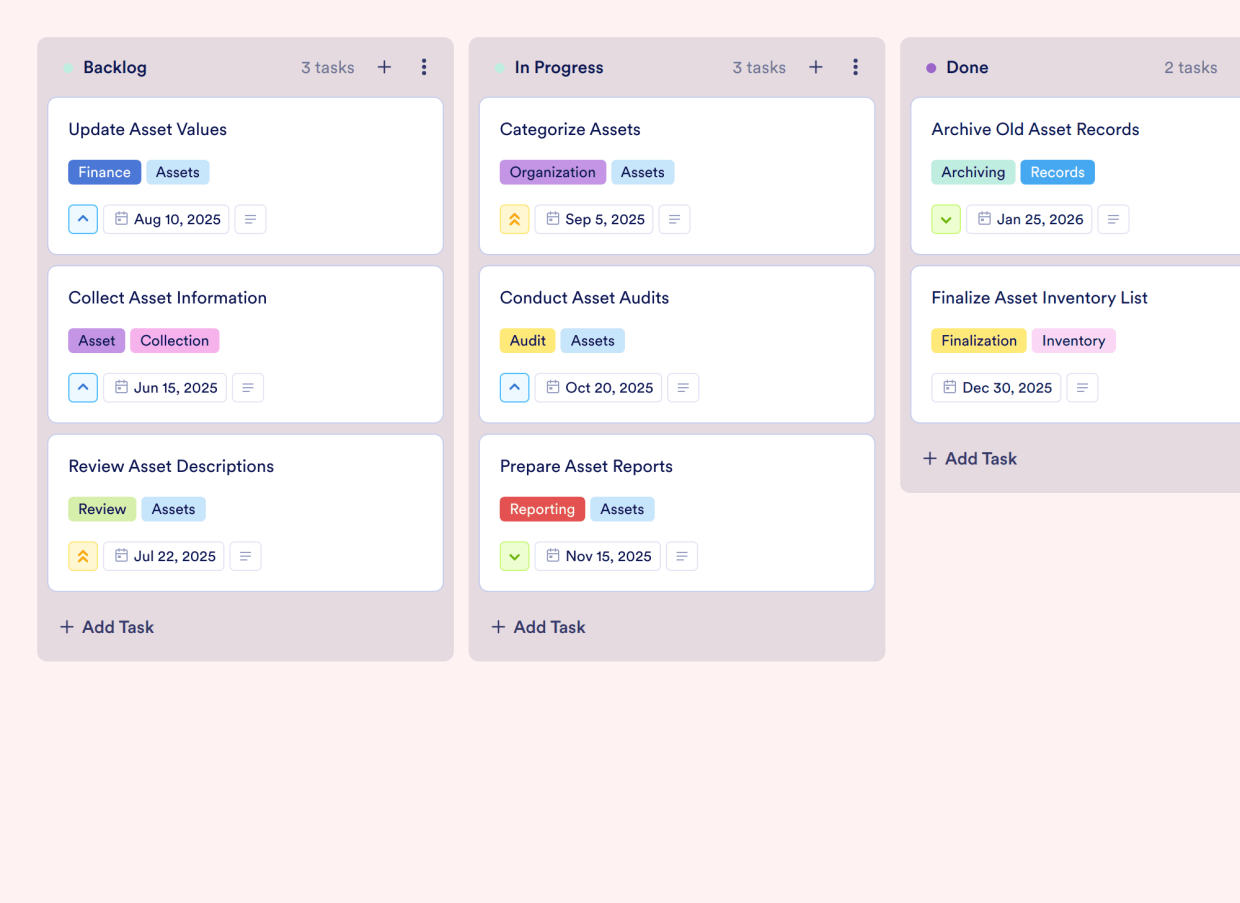 Asset Management Template | Jotform