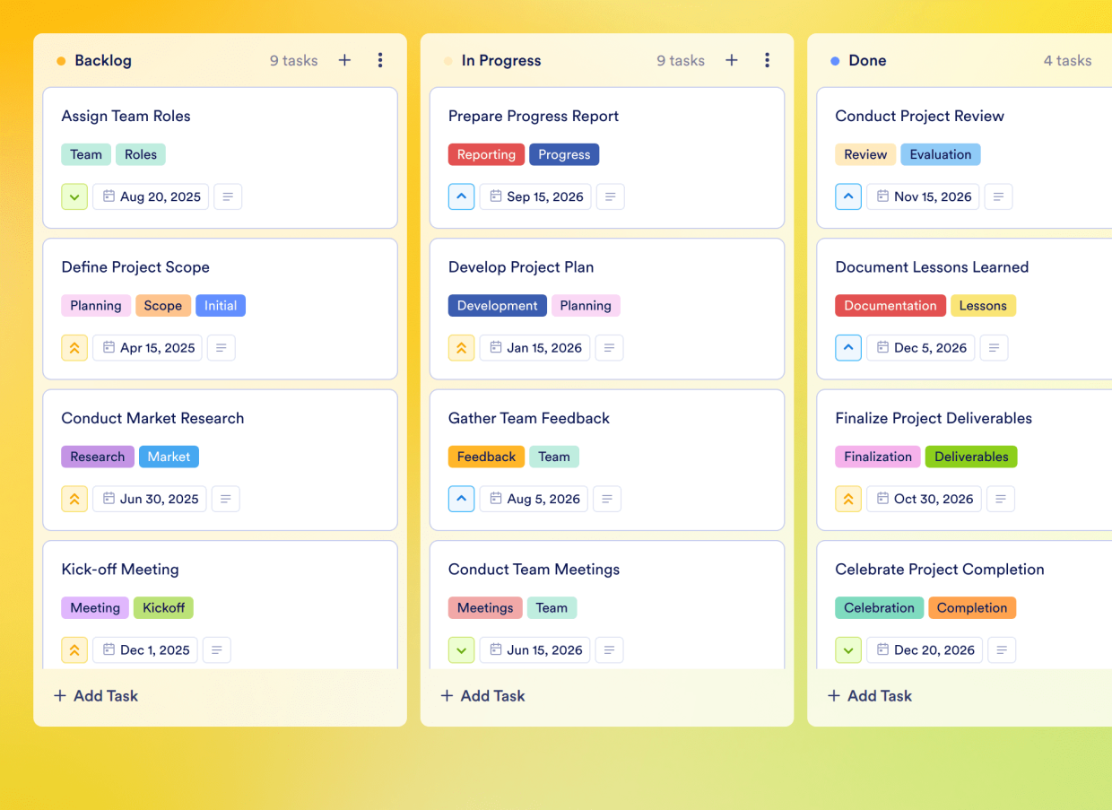 Business Plan Timeline Template | Jotform
