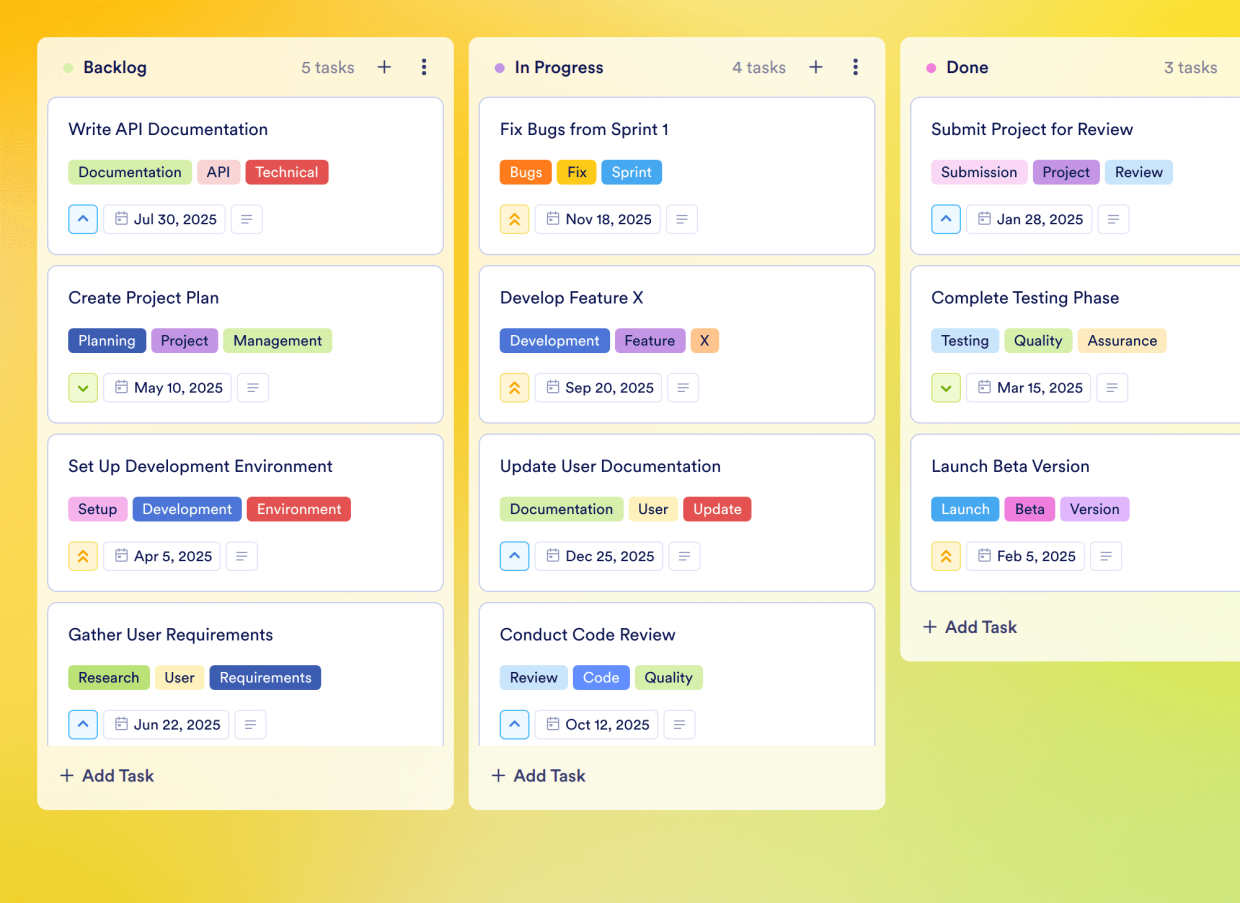 Council Member Task Management Template | Jotform