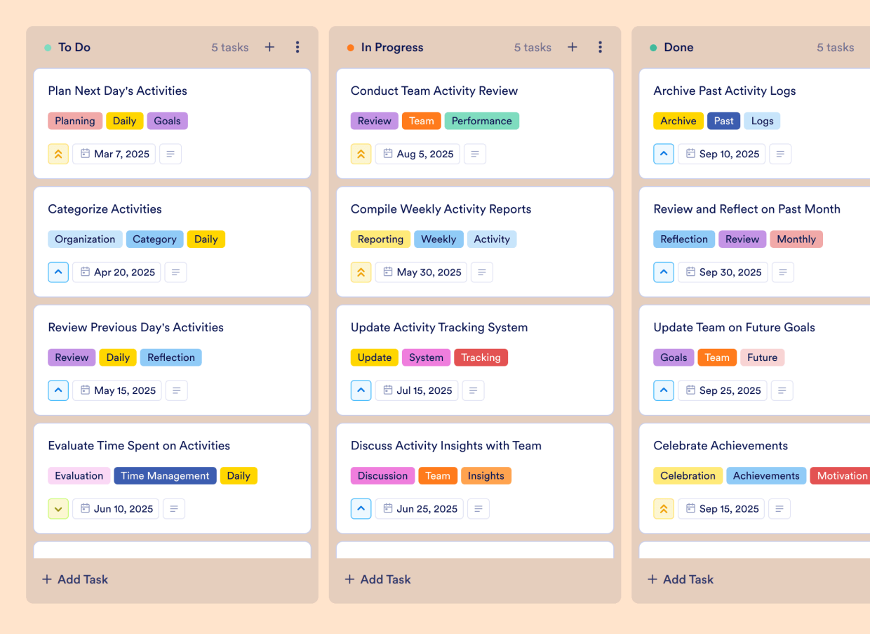 Daily Work Log Template | Jotform
