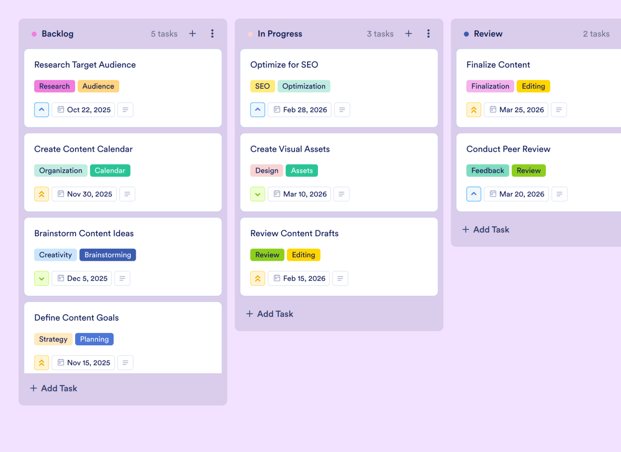 Editorial Plan Template | Jotform