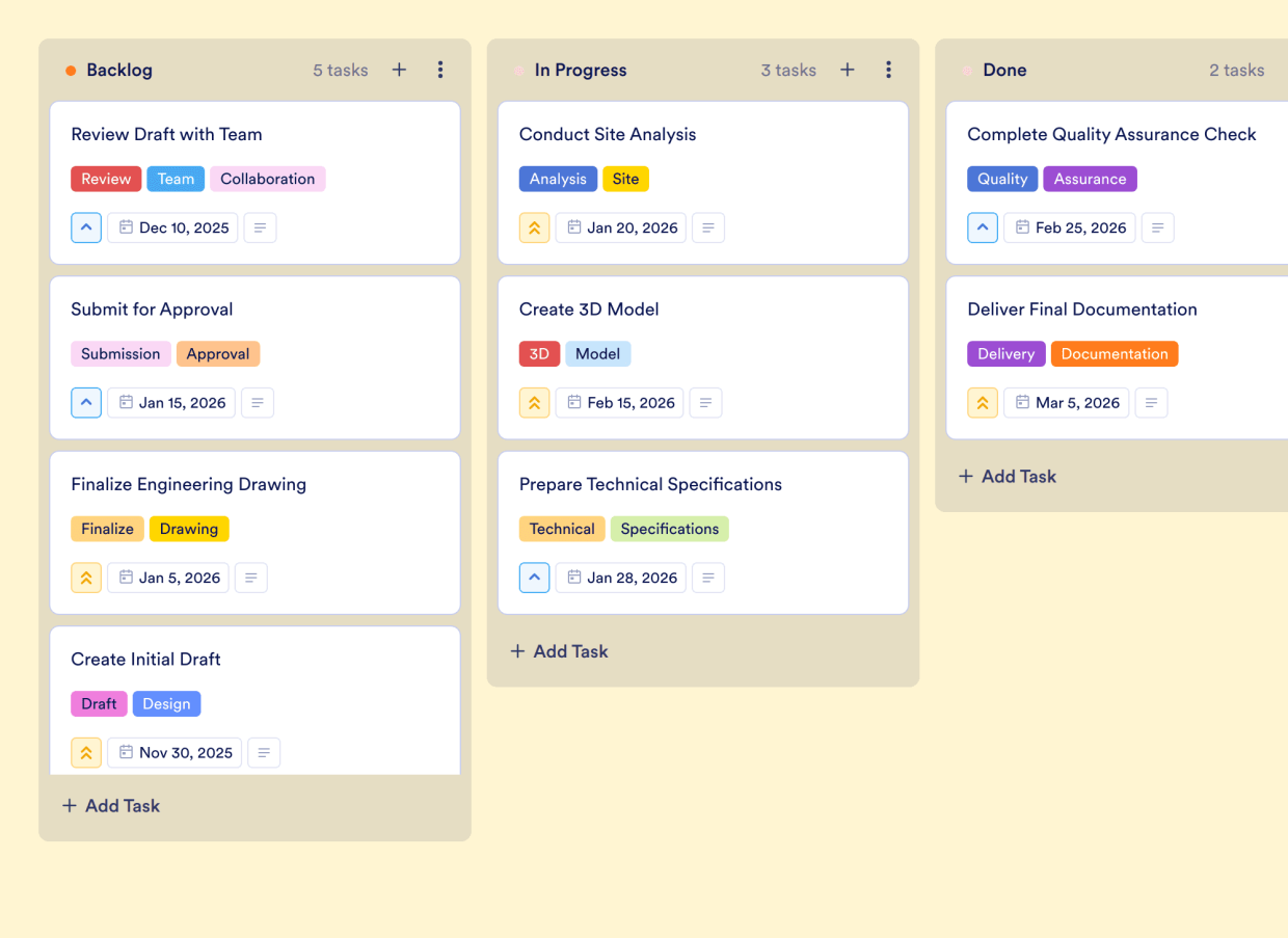 Engineering Design Template | Jotform