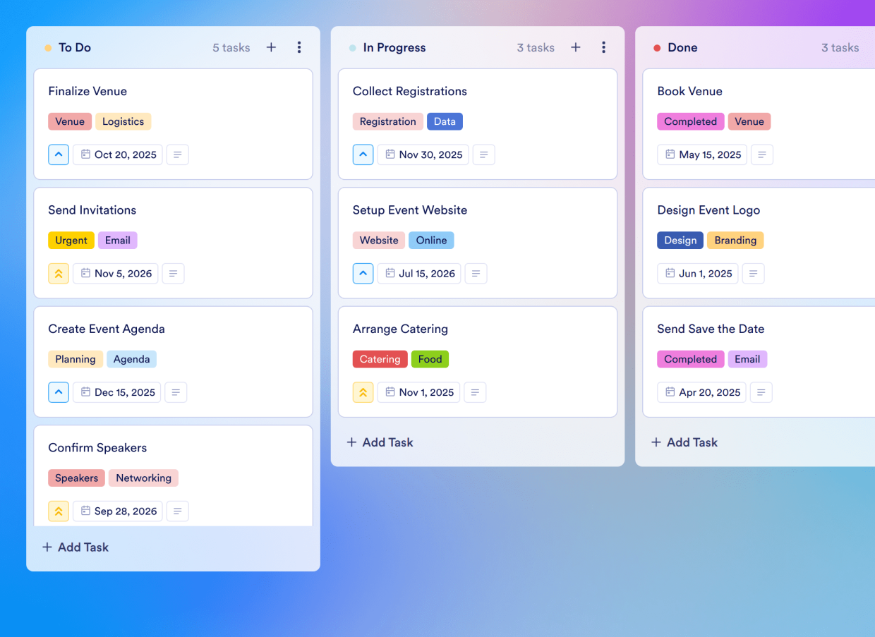 Event Management Template | Jotform