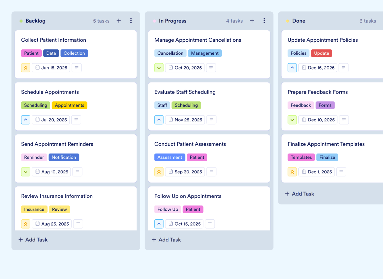 Front Desk Schedule Template | Jotform