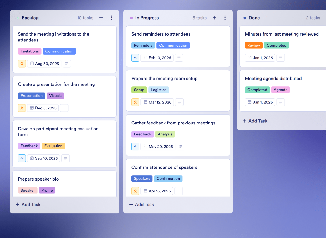 Meeting Objectives Template | Jotform