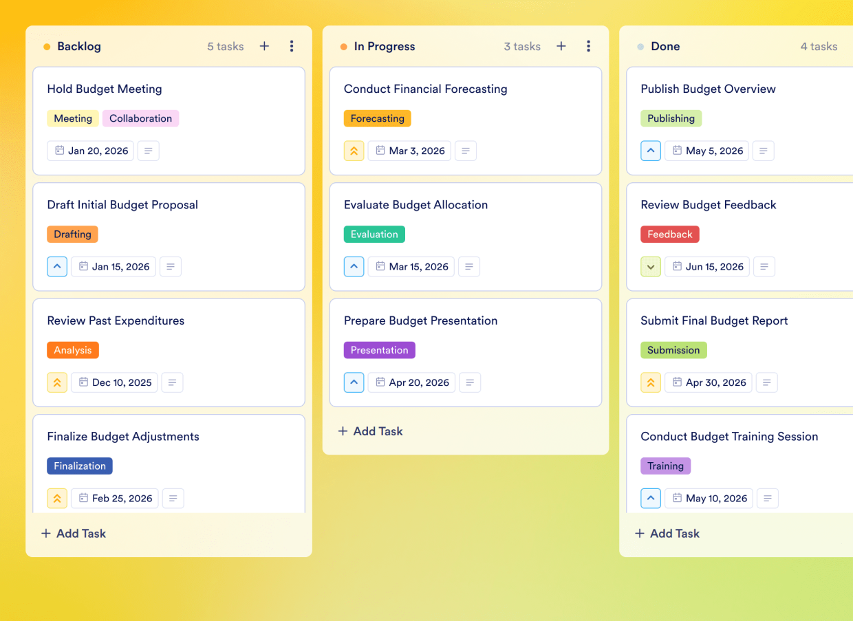 Municipal Budget Template | Jotform
