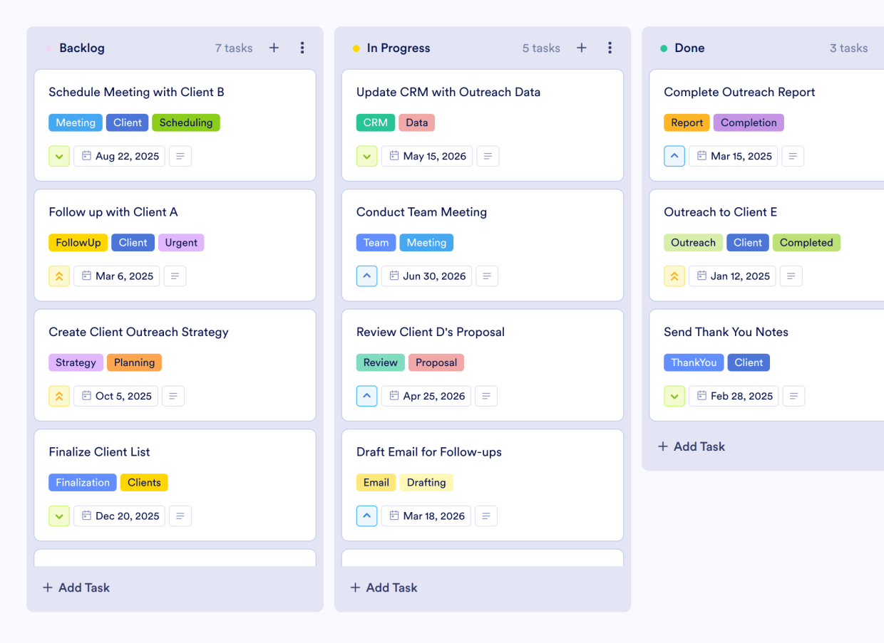 Outreach Tracker Template | Jotform