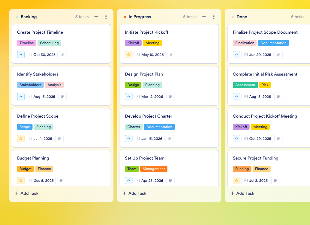 Program Management Review Template | Jotform